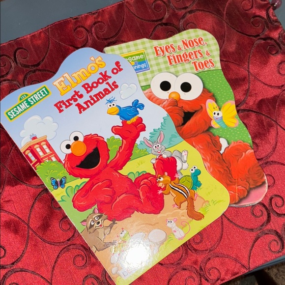 Sesame Street | Toys | Sesame Street Elmos First Book Of Animals Red ...